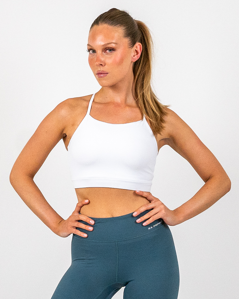 Nancy Sport Bra White – Rx Performance
